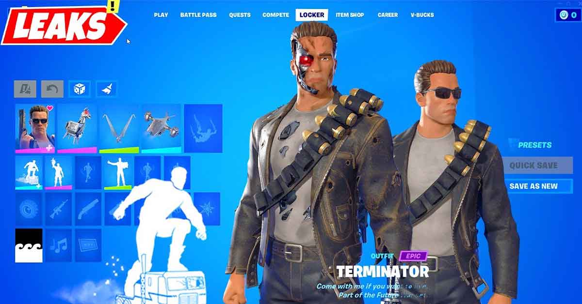 Fortnite se une al universo Terminator con una skin de Arnold ...