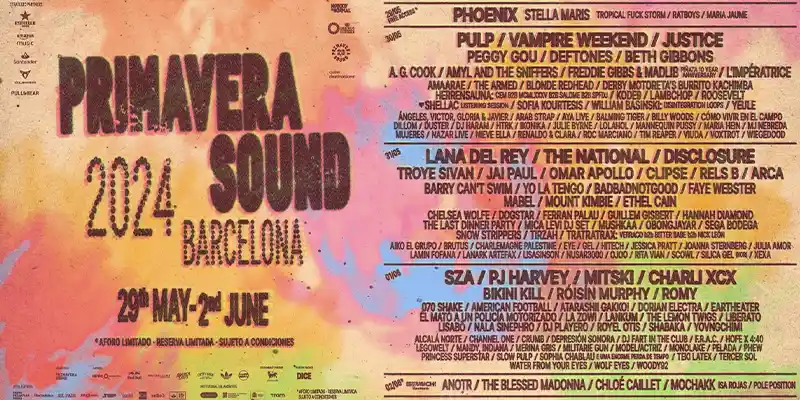 Primavera Sound 2024: Horarios, planos del recinto y nuevos escenarios